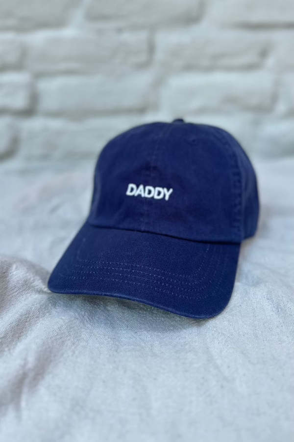 "INTENTIONALLY __________." Daddy Hat - Navy/White | Garmentory