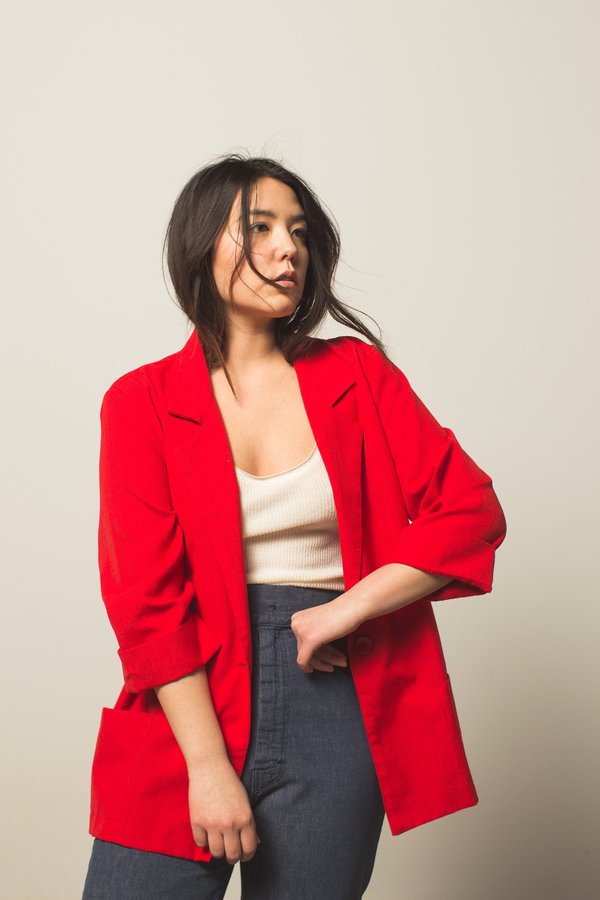 Preservation Vintage Bright Red Blazer | Garmentory