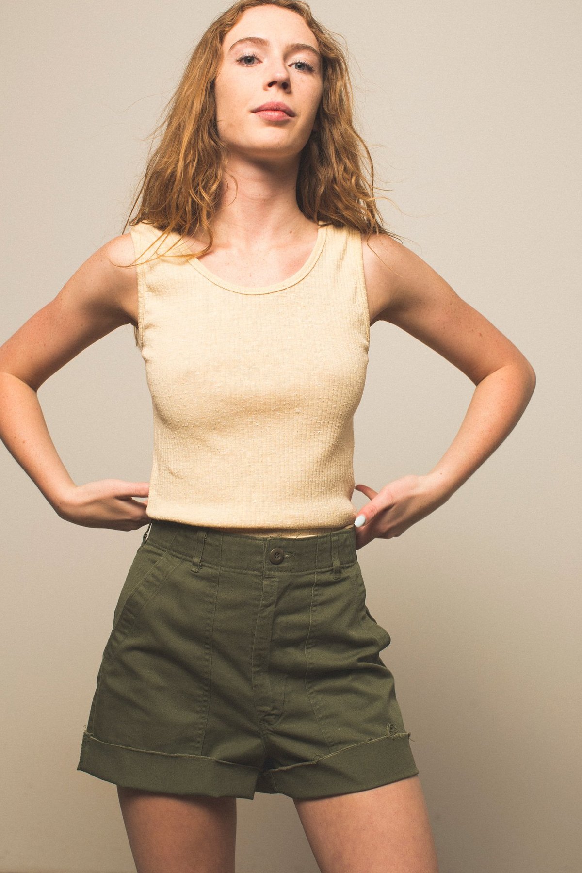 Preservation Vintage Tank - Cream | Garmentory