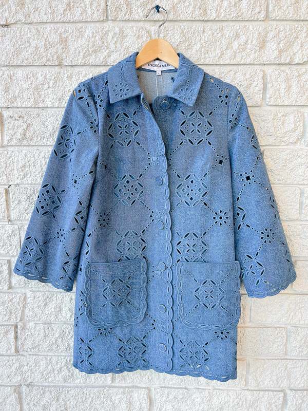 Veronica Beard Erilyn Dress - Sea Glare | Garmentory