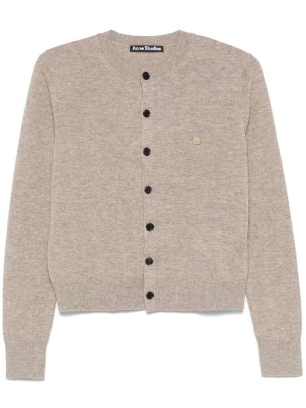 Acne Studios Cardigan - Greige Melange | Garmentory