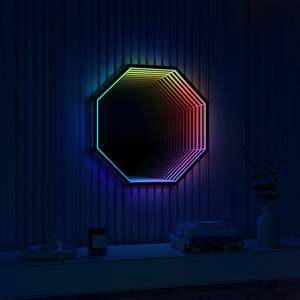 Interior Moderna 3D Octagon Infinity Mirror | Garmentory