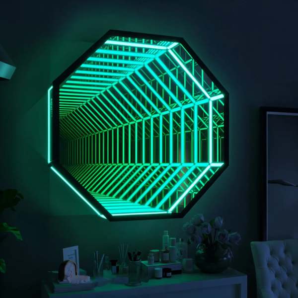 Interior Moderna 3D Octagon Infinity Mirror | Garmentory