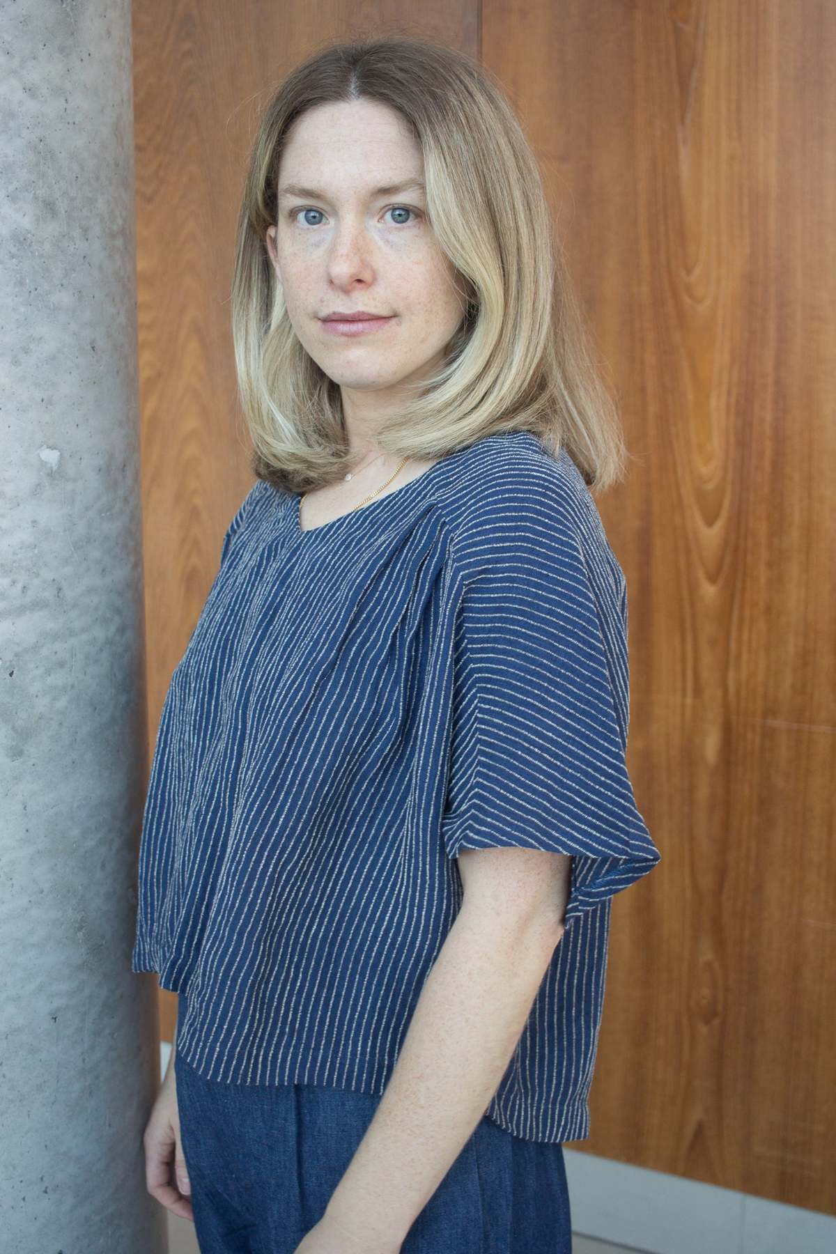 Jennifer Glasgow Cetus Top - Navy Stripe | Garmentory