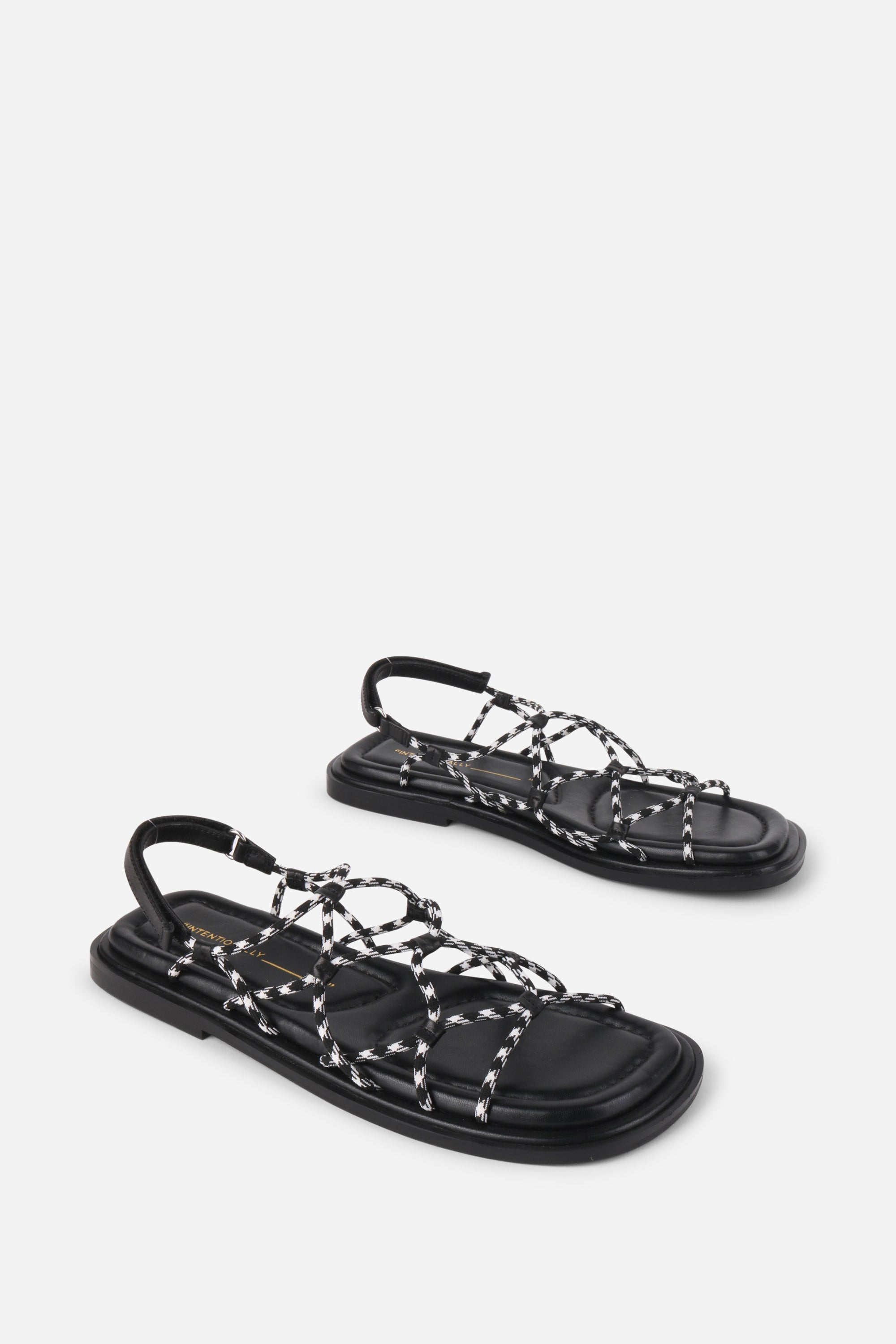 "INTENTIONALLY __________." Lychee Elastic Sport Cord Flat Sandal ...
