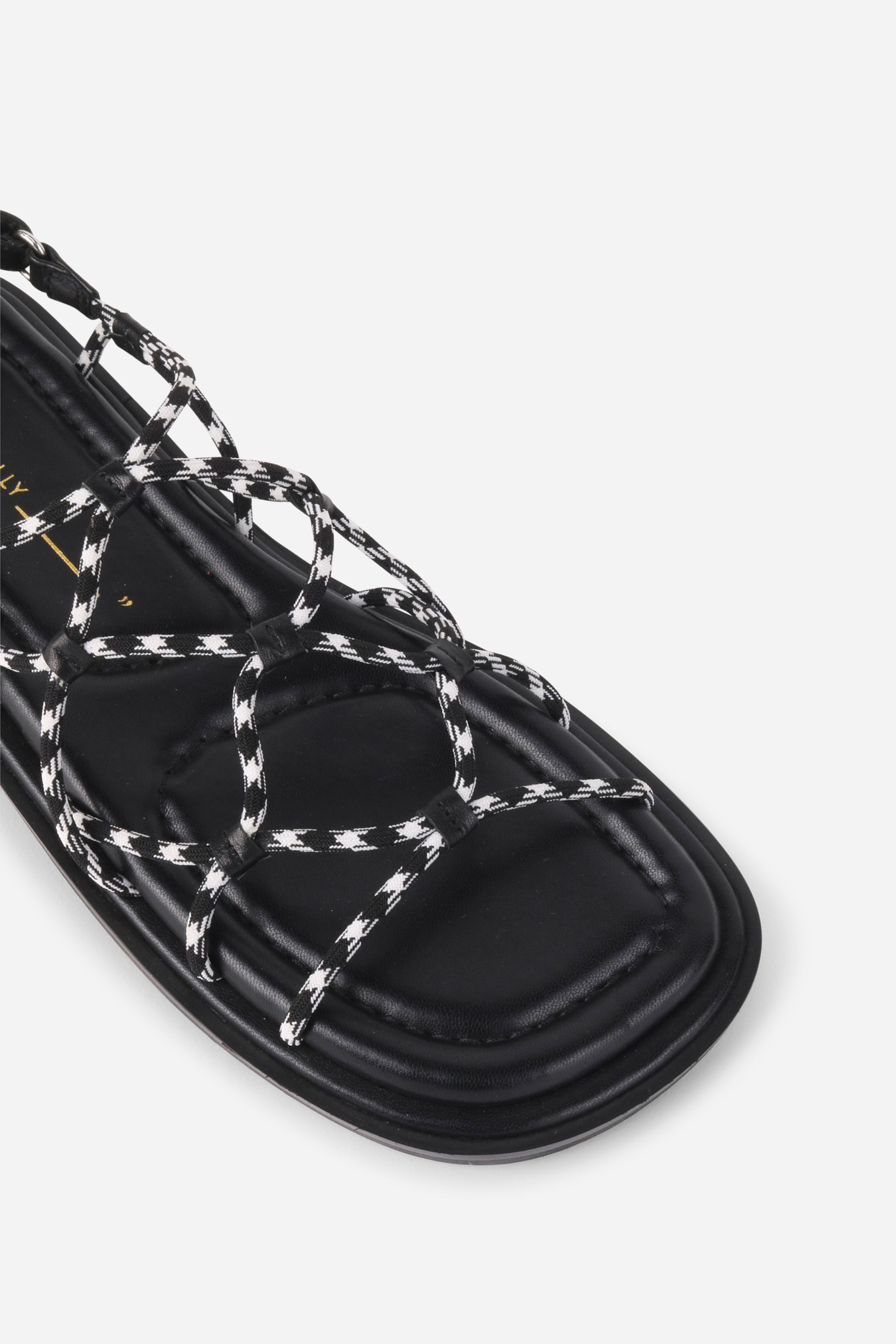 "INTENTIONALLY __________." Lychee Elastic Sport Cord Flat Sandal ...