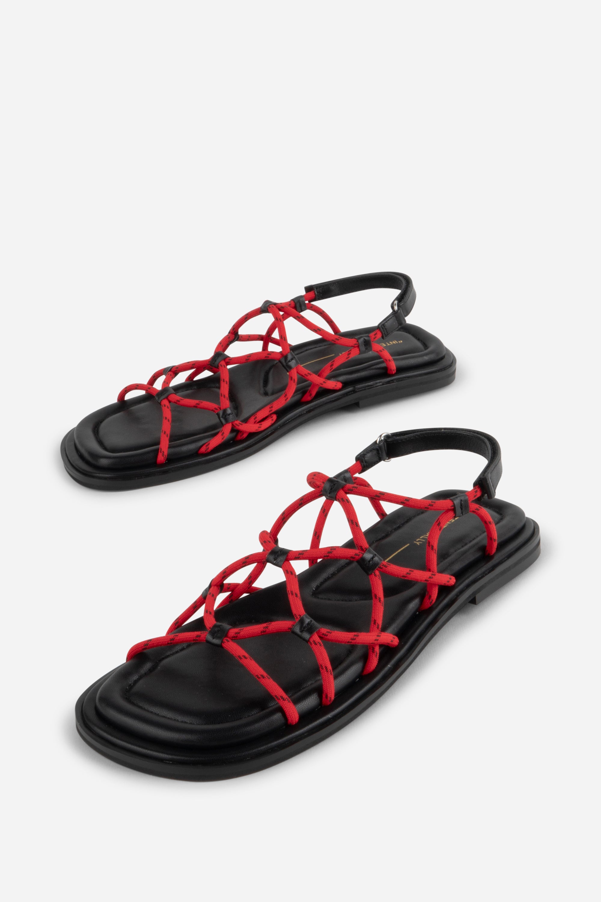 "INTENTIONALLY __________." Lychee Elastic Sport Cord Flat Sandal ...