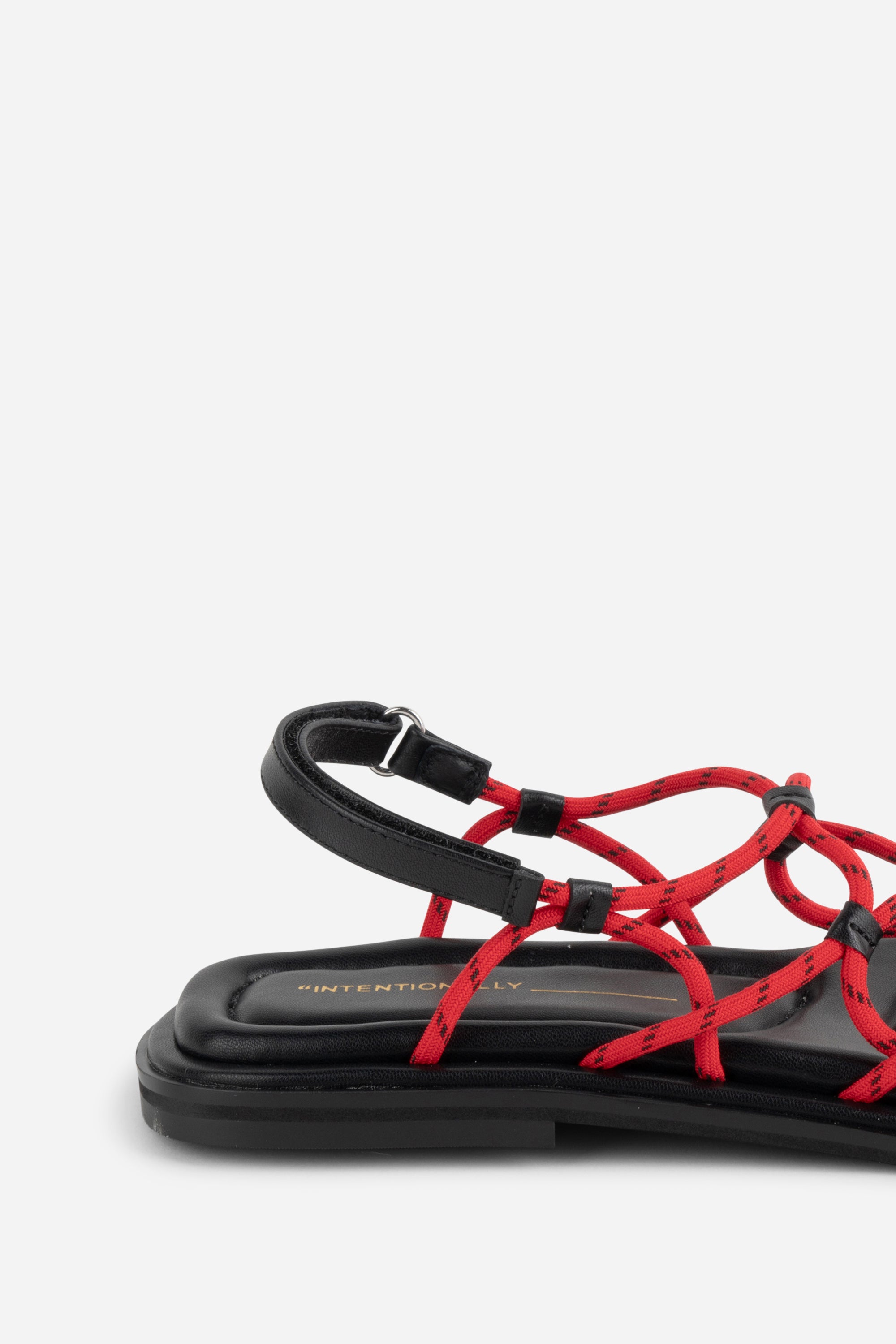 "INTENTIONALLY __________." Lychee Elastic Sport Cord Flat Sandal ...