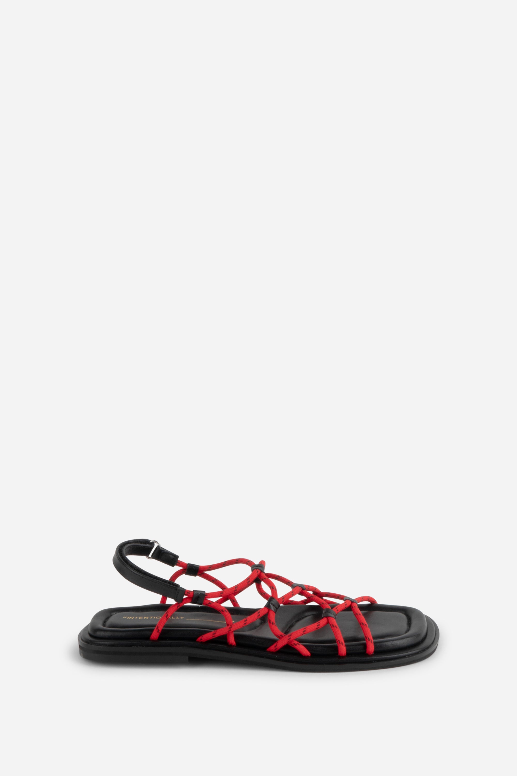 "INTENTIONALLY __________." Lychee Elastic Sport Cord Flat Sandal ...