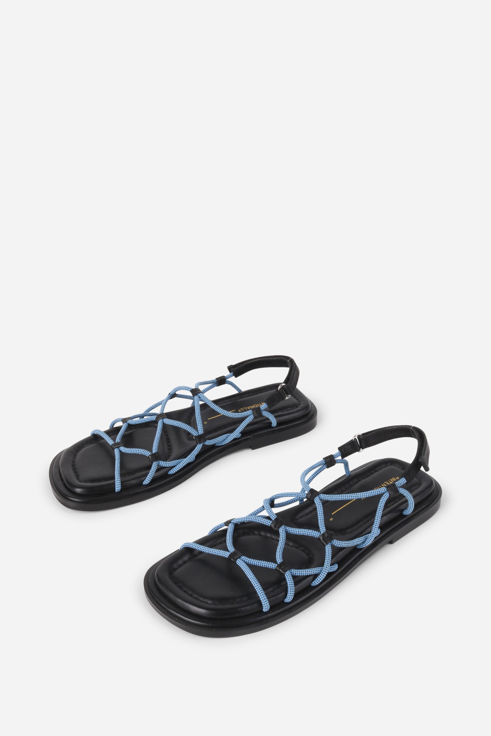 "INTENTIONALLY __________." Lychee Elastic Sport Cord Flat Sandal ...