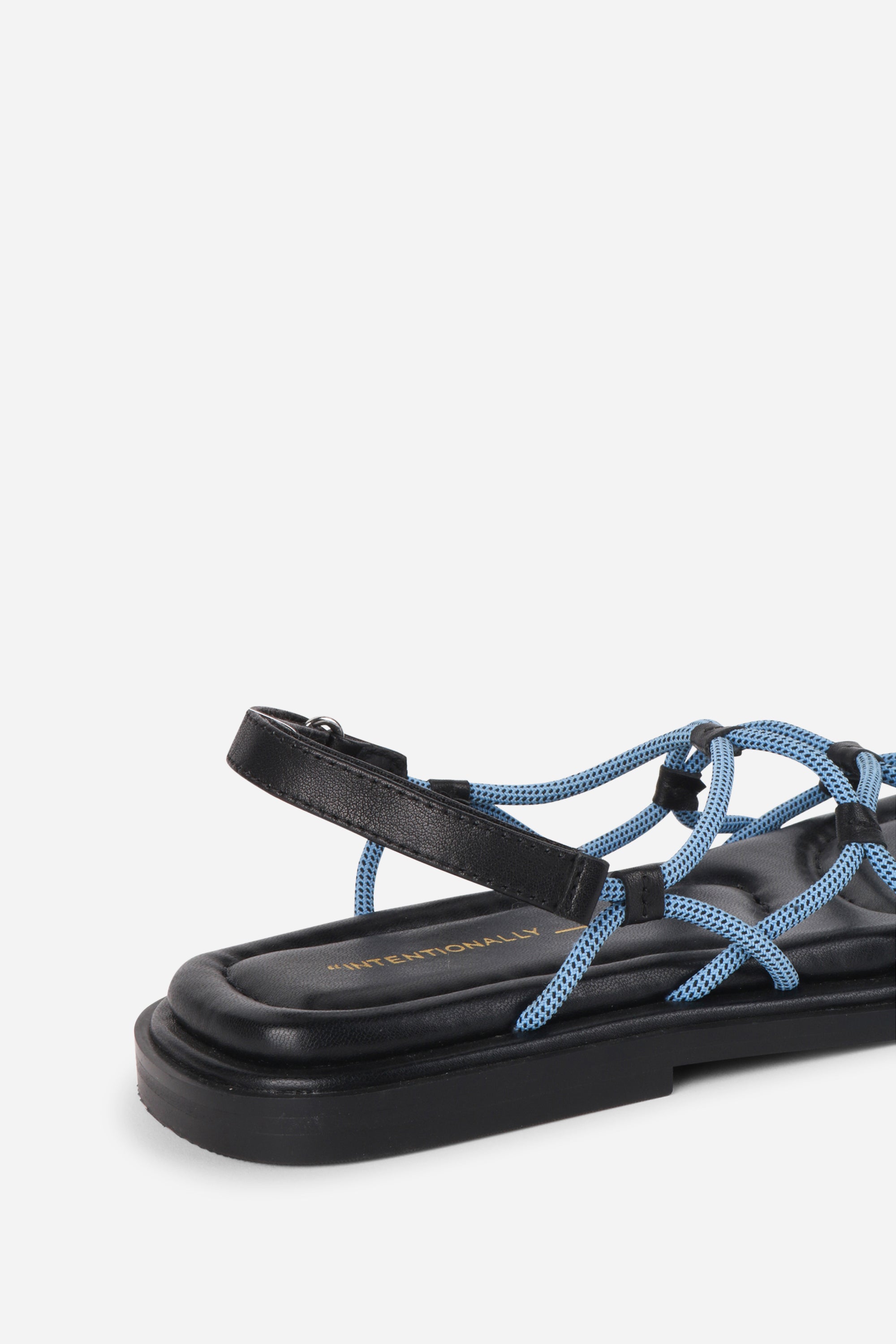 "INTENTIONALLY __________." Lychee Elastic Sport Cord Flat Sandal ...