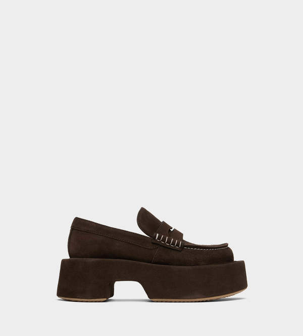 JW ANDERSON Platform Moccasin - Brown | Garmentory