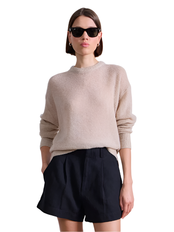 Apiece Apart Softest Tissue Weight Sweater - Sand | Garmentory