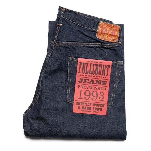 Fullcount 0105W Wide Straight Selvedge Denim | Garmentory