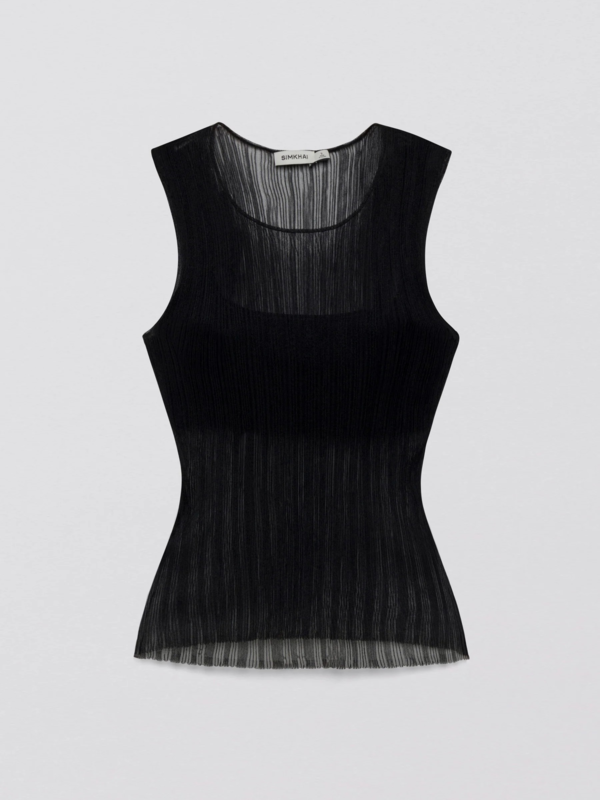 Jonathan Simkhai Oakley Tank - Black | Garmentory