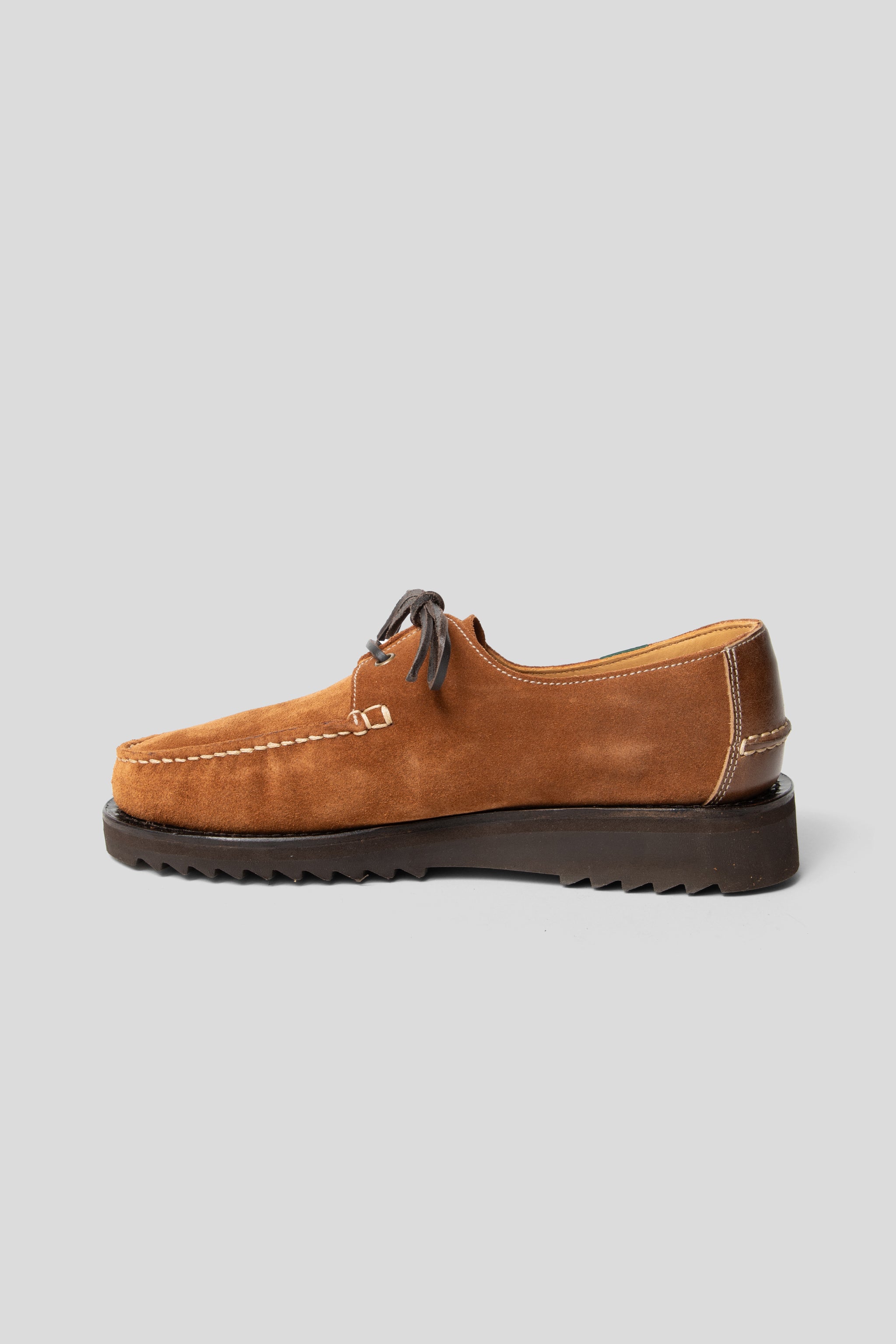 Kaptain Sunshine x Paraboot Domingue Suede Moccasin - Camel | Garmentory