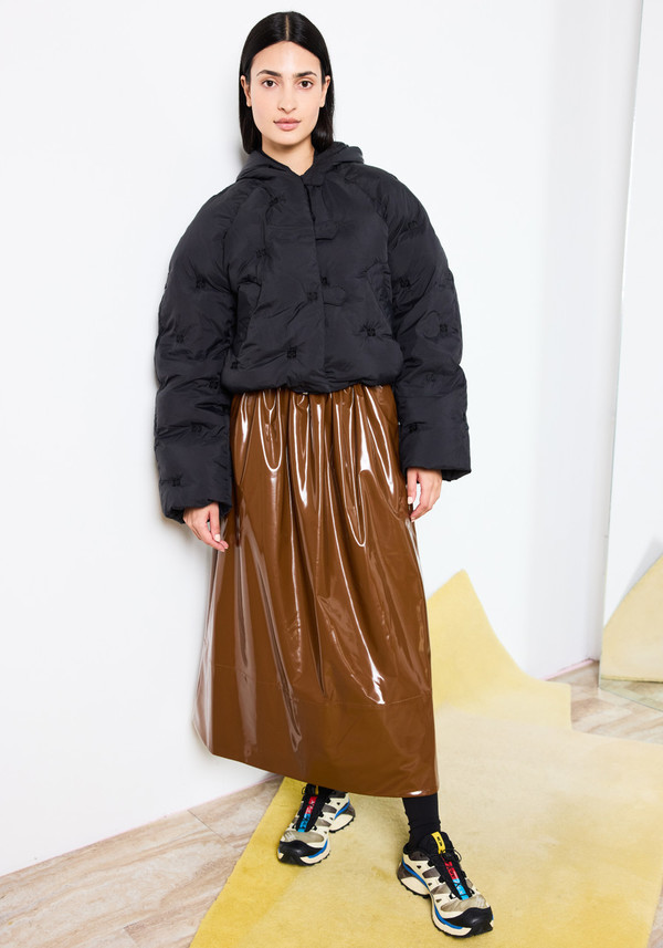 Ganni Nylon Tech Puffer Jacket - Black | Garmentory