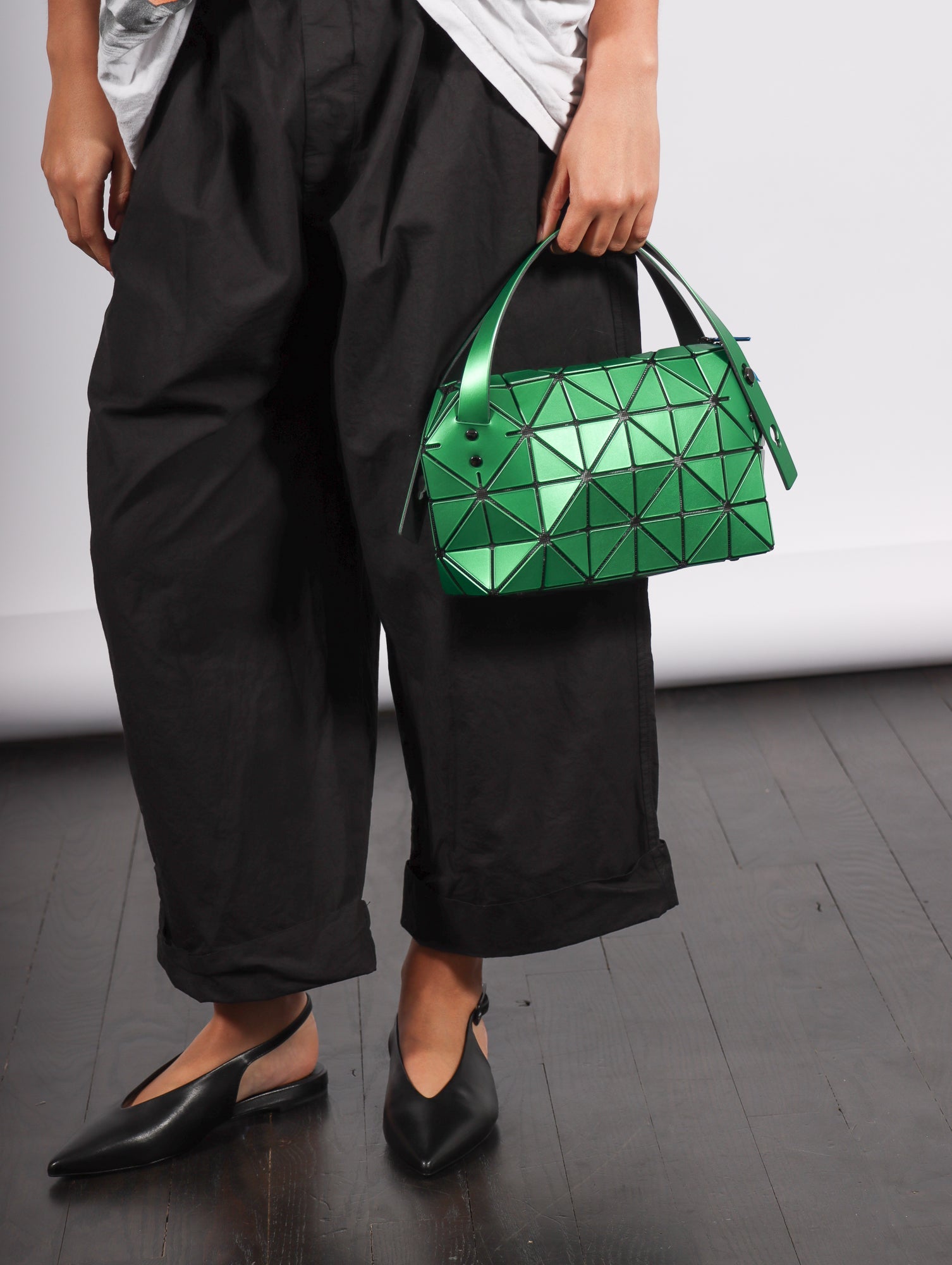 Issey Miyake Boston Shoulder Bag - Green | Garmentory