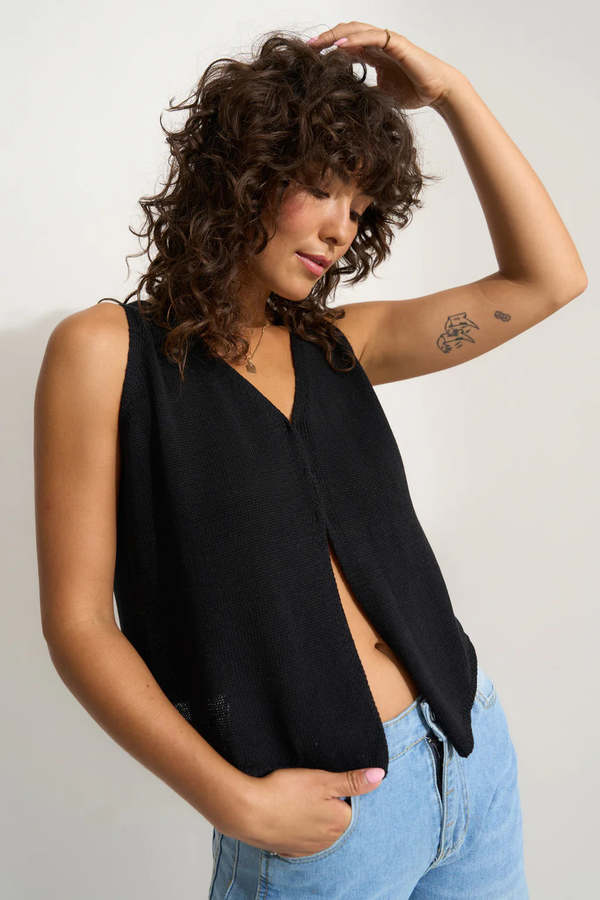 Callahan Lily Tank - Black | Garmentory