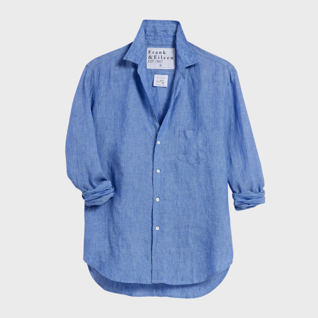 Frank & Eileen Eileen Shirt - Classic Blue | Garmentory