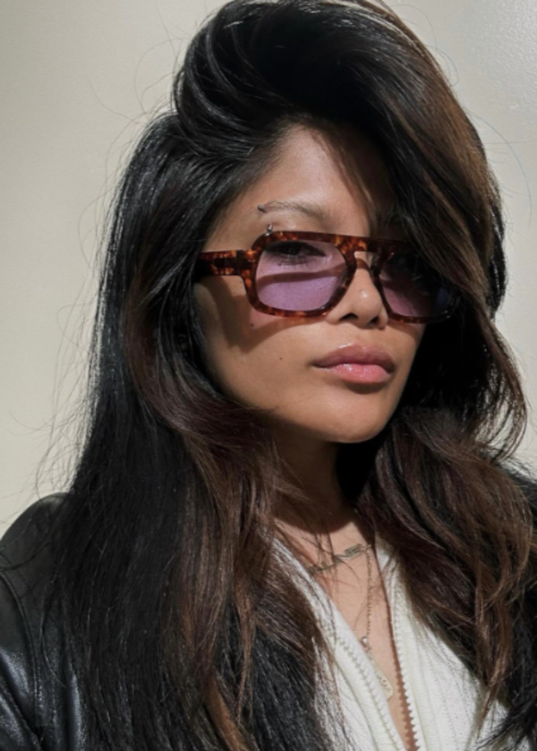 Elisa Johnson Jane Mini Sunglasses - Red Tortoise | Garmentory