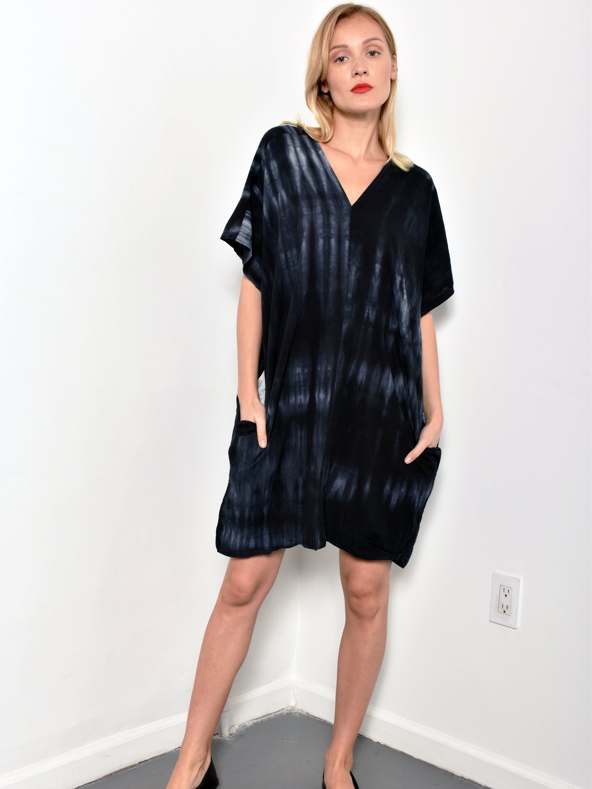 Uzi NYC Vdress - Tie Dye | Garmentory
