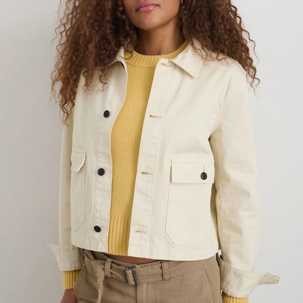 Alex Mill Marfa Work Jacket - Off White Herringbone | Garmentory