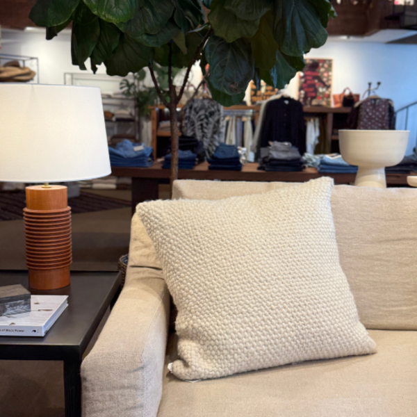 Treko Makun Texturized Pillow Cover - White | Garmentory