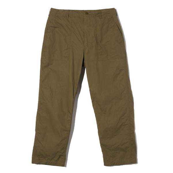 Engineered Garments Fatigue Pant - Olive Coated Cotton Cloth | Garmentory