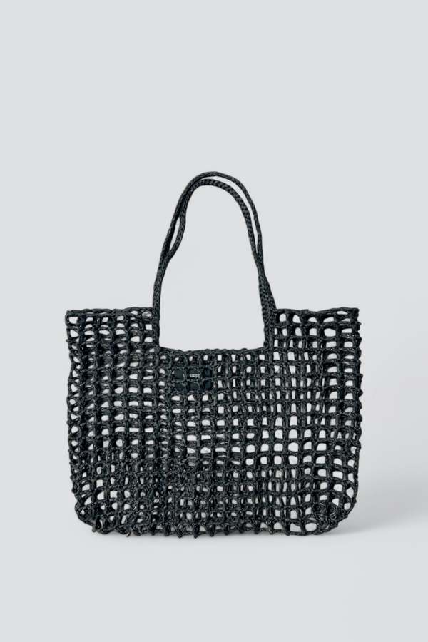 Assembly Black Raffia Tote | Garmentory