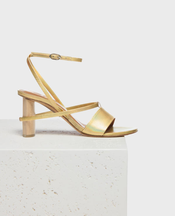 Coclico Gravity Heel Sandal - Iris Iridescent Leather | Garmentory