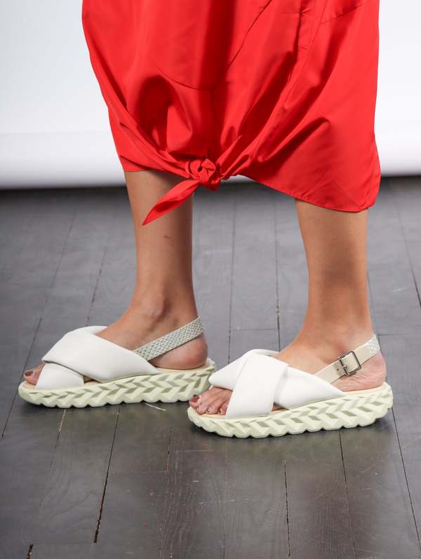 4CCCCEES Jabara Coil Sandal - White | Garmentory