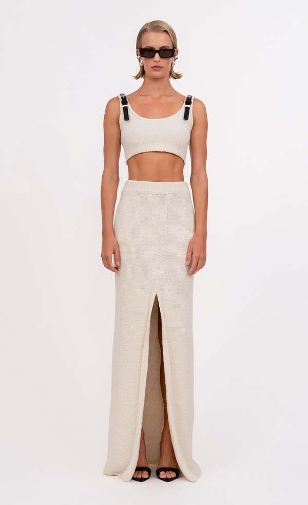 Nonchalant Label Simone Skirt - Ivory | Garmentory