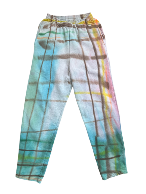 Audrey Louise Reynolds Rad Plaid Straight Leg Cotton Sweatpants ...