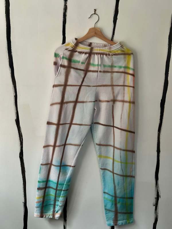 Audrey Louise Reynolds Rad Plaid Straight Leg Cotton Sweatpants ...
