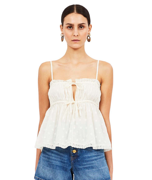 Ulla Johnson Quinn Top - Pristine | Garmentory