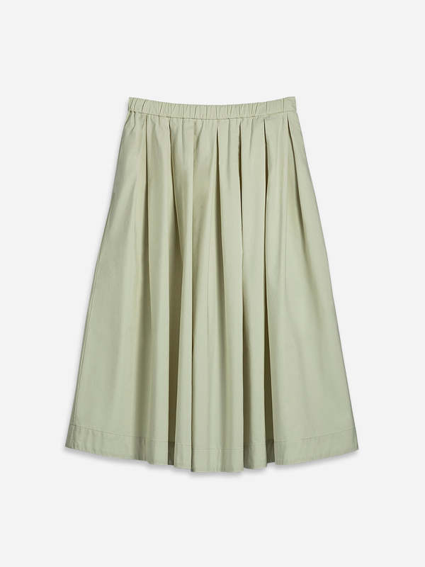Future Classics Voluminous Drape Skirt - Seaweed Green | Garmentory