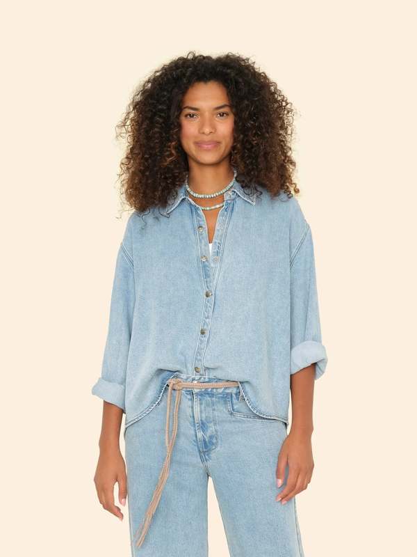 Xirena Gia Shirt - Atlantic | Garmentory