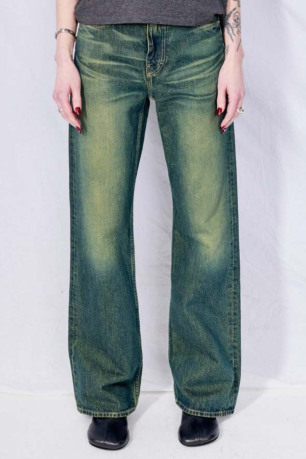 Our Legacy Malibu Sand Wash Boot Cut Jeans | Garmentory