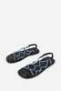 "INTENTIONALLY __________." Lychee Sport Sandal - Blue | Garmentory
