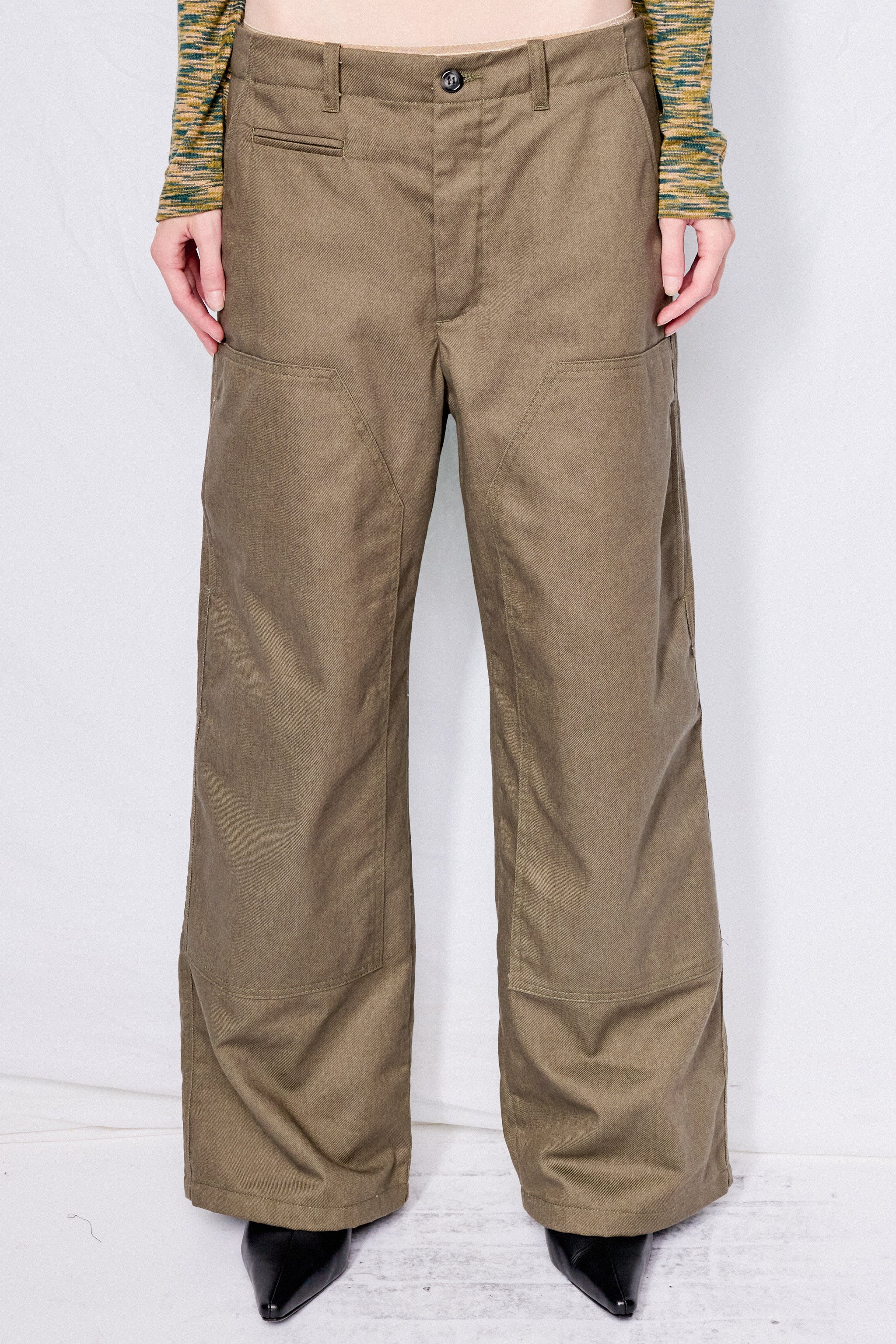 Assembly Full Pant - Grey Drill Denim | Garmentory