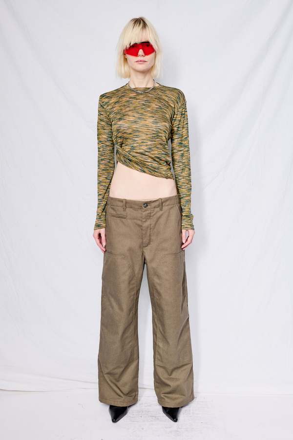 Assembly Full Pant - Grey Drill Denim | Garmentory