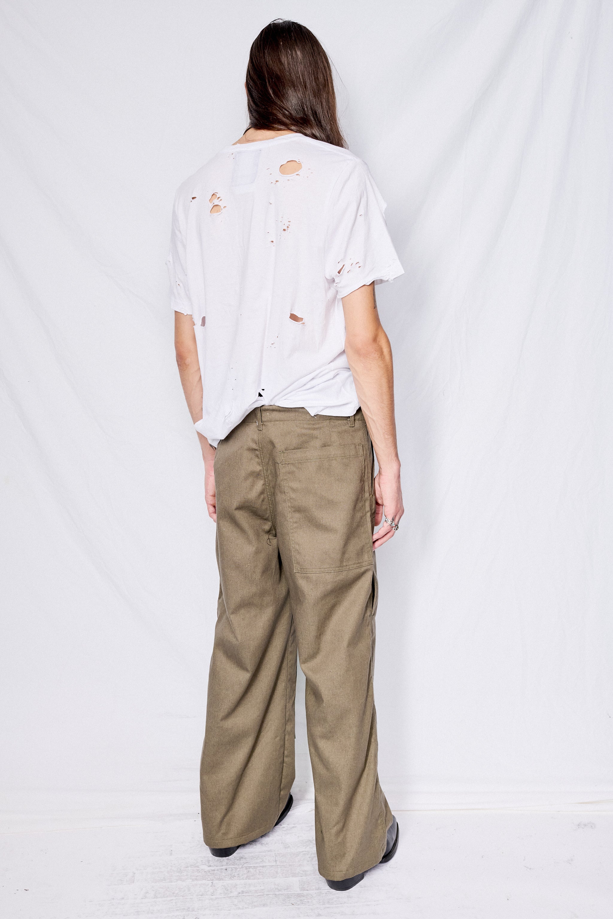 Assembly Full Pant - Grey Drill Denim | Garmentory