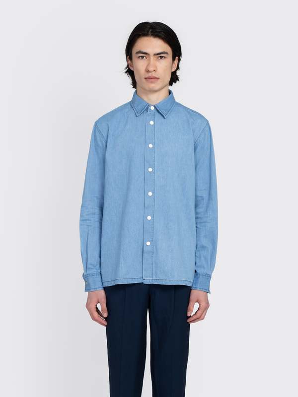 Minimum Randy Denim Shirt - Blue Ashes | Garmentory
