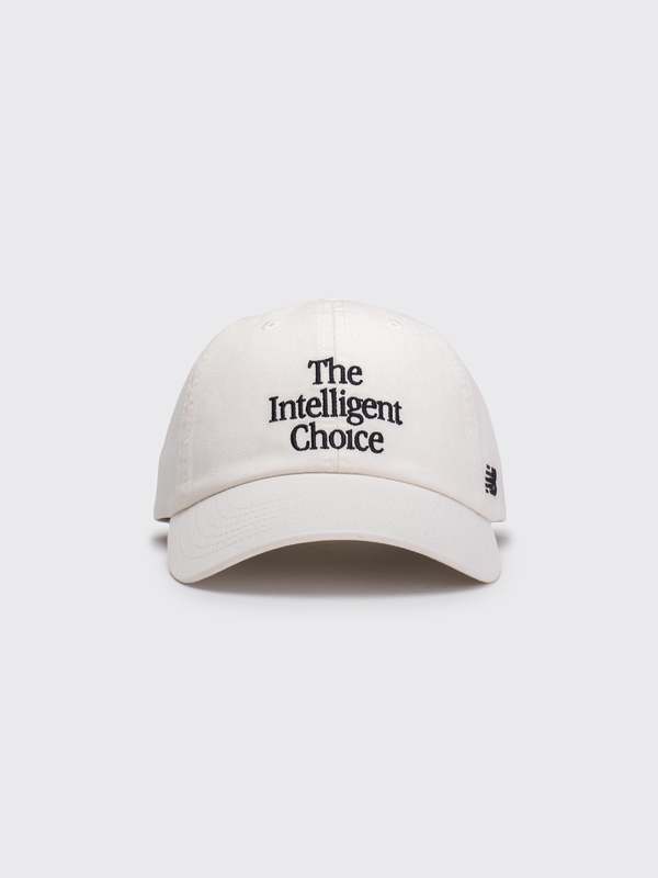 New Balance The Intelligent Choice 6 Panel Hat - Sea Salt | Garmentory