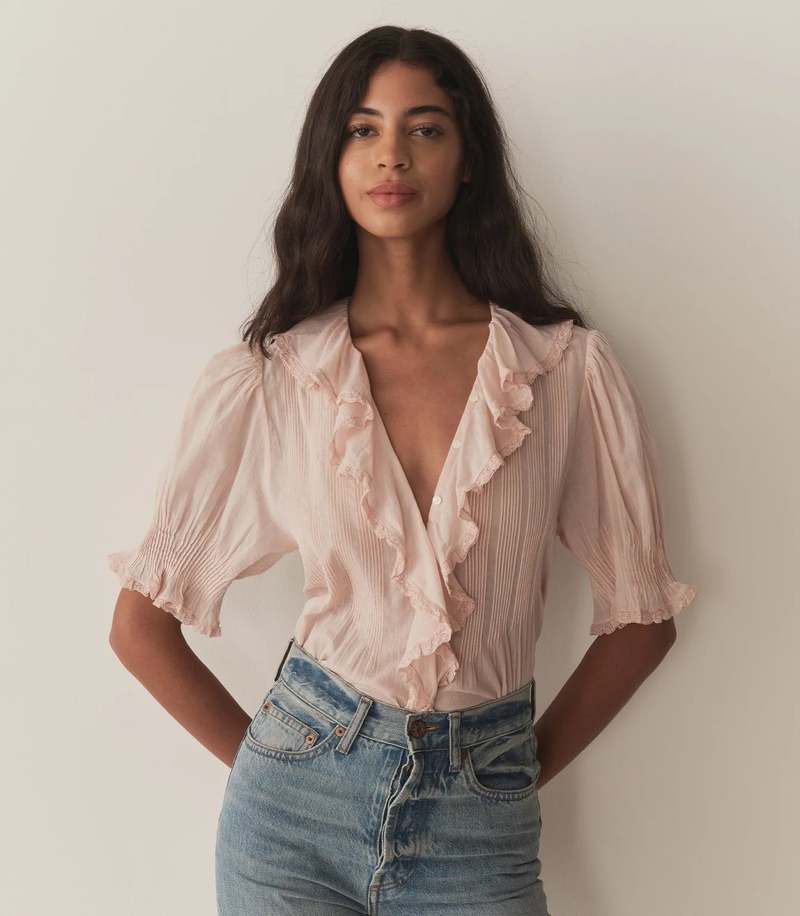 DÔEN Henri Top - Blush | Garmentory
