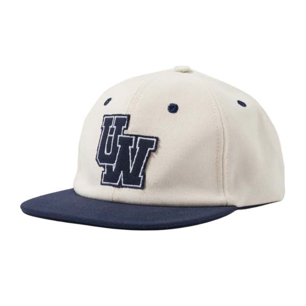 Universal Works Baseball Hat - Ecru Navy Canvas | Garmentory