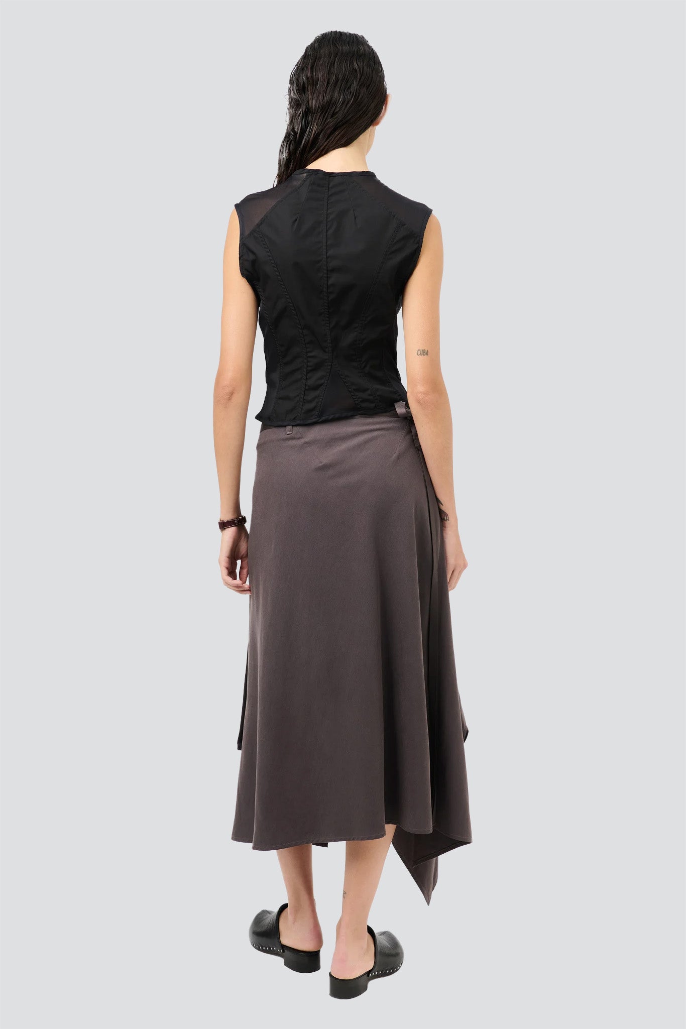 Our Legacy Black All Day Poplin Corset Vest | Garmentory