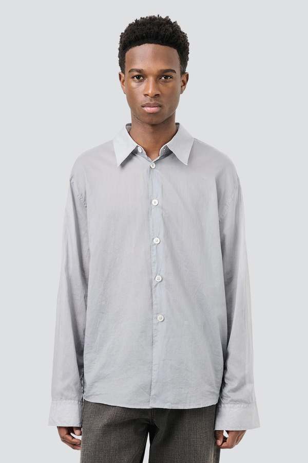 Our Legacy Beyond Shirt - Ice Cold Grey Cloudy Cotton | Garmentory