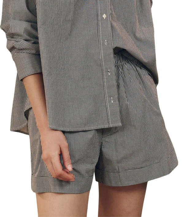 The Great. Boxer Short - Black & White Gingham | Garmentory